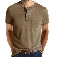China Short Sleeve Men Cotton T Shirts Henry Sympathized With Europe And America for sale