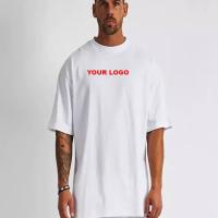 China Customizable Design Cotton T Shirt Heavyweight Loose For Men for sale