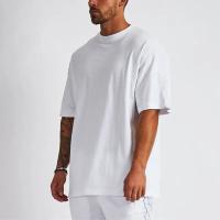 China Luxury Men Cotton T Shirts Cotton Loose Fit  Blank Oversized for sale