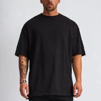 China Luxury Men Cotton T Shirts Cotton Loose Fit  Blank Oversized for sale
