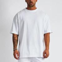 China Luxury Men Cotton T Shirts Cotton Loose Fit  Blank Oversized for sale