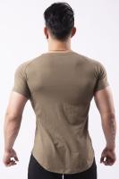 China Fashion Men Cotton T Shirts Outdoor Training Customized Material for sale