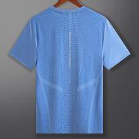 China Quick Drying Sports T Shirt Ice Silk Short Sleeve S Fitness Clothes for sale