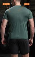 China Quick Drying Sports T Shirt Ice Silk Short Sleeve S Fitness Clothes for sale