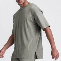 China Loose Sports Casual Oversized T Shirt S Solid Color Cotton Large Size for sale