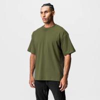China Loose Sports Casual Oversized T Shirt S Solid Color Cotton Large Size for sale