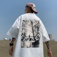 China Round Neck Casual Oversized T Shirt Casual Clothing Summer Men Shirts for sale