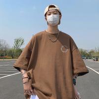 China Round Neck Casual Oversized T Shirt Casual Clothing Summer Men Shirts for sale
