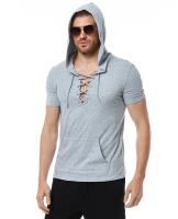 China S Plain Men Cotton T Shirts Plain Dyed Blanks Oversized Hoodie for sale