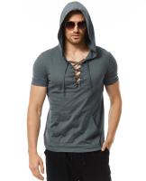 China S Plain Men Cotton T Shirts Plain Dyed Blanks Oversized Hoodie for sale