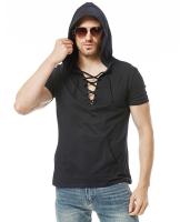 China S Plain Men Cotton T Shirts Plain Dyed Blanks Oversized Hoodie for sale