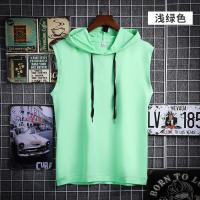 China Breathable Red Sleeveless Hoodie for sale