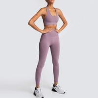 China Ropa Deportiva Mujer Custom Logo Workout Wear Suit Women Sportswear Set Activewear High Waist Seamless Fitness Yoga Sets Women for sale