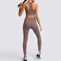 China Ropa Deportiva Mujer Custom Logo Workout Wear Suit Women Sportswear Set Activewear High Waist Seamless Fitness Yoga Sets Women for sale