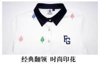 China Autumn Golf Shirt Long-Sleeved Sports T Shirt Casual Printed Polo for Women for sale