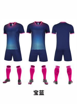 China Sport Football Suit Print Adult Quick Drying Breathable Training Suit Competition Sports Suit for sale