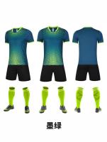 China Sport Football Suit Print Adult Quick Drying Breathable Training Suit Competition Sports Suit for sale