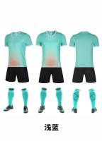 China Sport Football Suit Print Adult Quick Drying Breathable Training Suit Competition Sports Suit for sale