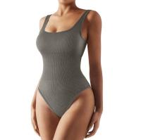 China Jumpsuit Sportswear Ribbed Yoga Seamless Set One Piece Sleeves Workout Bodysuits for Women for sale