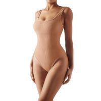 China Jumpsuit Sportswear Ribbed Yoga Seamless Set One Piece Sleeves Workout Bodysuits for Women for sale