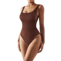 China Jumpsuit Sportswear Ribbed Yoga Seamless Set One Piece Sleeves Workout Bodysuits for Women for sale