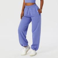 China Autumn Winter Stylish Gym Fitness Set Outdoor Jogger Trousers Workout Yoga Crop Top Two Piece Activewear Set for sale