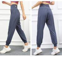 China Back Cross Sweatpants Women&prime;s Loose Pants Girdle Feet Quick Dry Running Fitness Pants Fall Thin High-Waisted Yoga Pants for sale
