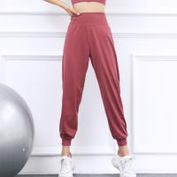 China Back Cross Sweatpants Women&prime;s Loose Pants Girdle Feet Quick Dry Running Fitness Pants Fall Thin High-Waisted Yoga Pants for sale