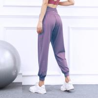 China Back Cross Sweatpants Women&prime;s Loose Pants Girdle Feet Quick Dry Running Fitness Pants Fall Thin High-Waisted Yoga Pants for sale