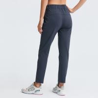 China New Nude Loose Yoga Pants Elastic Draw Rope Straight Leg Casual Fitness Pants for Women for sale