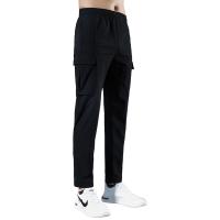 China Men&prime;s Summer Thin Drawstring Hiking Pants Outdoor Loose Straight Leg Work Pants for sale