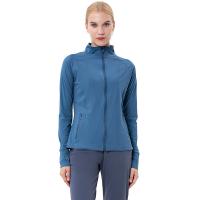 China 2023 Spring New Women&prime;s Yoga Wear Sports Coat Quick Dry Standing Collar Long Sleeve Running Coat Fitness Clothes for sale