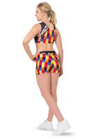China Comfortable Cheer Bra and Short Cheerleading Practice Wear Training Wear for sale