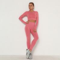 China Women&prime;s Seamless Breathable Long Sleeve Yoga Sportswear Sport Suit Clothes Gym Wear Set Fitness Yoga Wear 2023 for sale