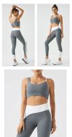 China Quick Dry Women Yoga Suit Cotton Gym Wear For Women Yoga Set for sale