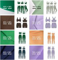 China Quick Dry Women Yoga Suit Cotton Gym Wear For Women Yoga Set for sale