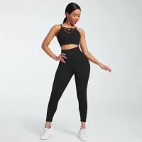 China 3 Pieces Women Sportswear High Waist Leggings Suit Custom Logo for sale