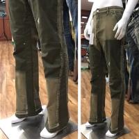 China Multi Pocket Cargo Trouser for Men Custom Hiking Work Pants Vintage Sportswear Knitted Washed Jeans for sale
