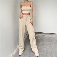 China Polyester Super Dry Trousers Running Sports Polyester Super Dry Trousers Solid Pockets Zip Man Casual Cargo Pants for sale