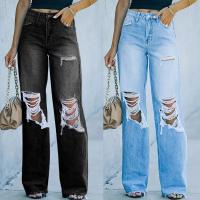China Sexy Jeans with High Quality Classic Denim Damaged New Arrival Trousers for Women for sale
