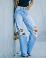 China Sexy Jeans with High Quality Classic Denim Damaged New Arrival Trousers for Women for sale