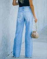 China Sexy Jeans with High Quality Classic Denim Damaged New Arrival Trousers for Women for sale