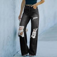 China Sexy Jeans with High Quality Classic Denim Damaged New Arrival Trousers for Women for sale