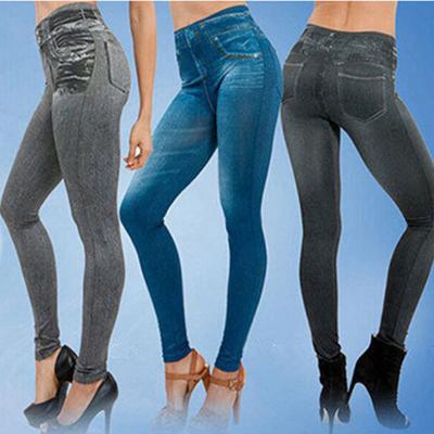 China 2022 New Style Leggings 3 Colors Women Fashion Wear Butt Lifter Jeans Leggings for sale