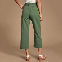 China OEM Fashion Casual Pants Green Women Cargo Pants With Utility Pockets for sale