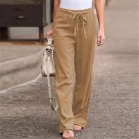 China Fashion All Match  Blue Casual Pants Summer Wide Leg Trousers for sale