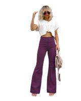 China Mixed Color Fashion Casual Pants Spring Micro Cropped Pants for sale