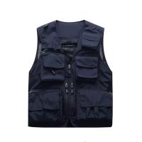 China Summer Fashion Men&prime; S Photographer Waistcoat Mesh Many Pocket Vest for sale