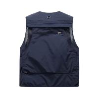China Summer Fashion Men&prime; S Photographer Waistcoat Mesh Many Pocket Vest for sale
