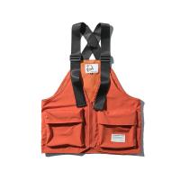China Summer High Street Plus Pockets Zipper Sleeveless Vest for sale